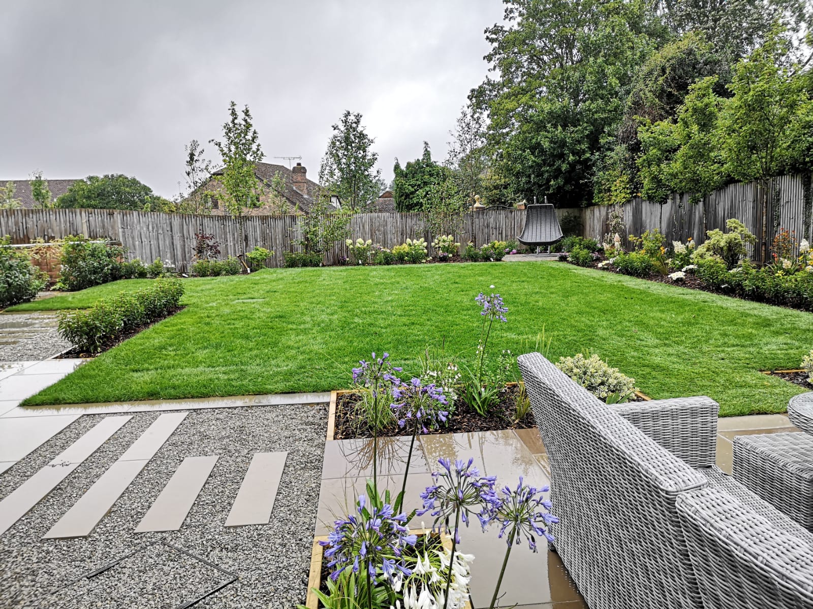 Angled garden in Wrotham - Oakleigh Manor